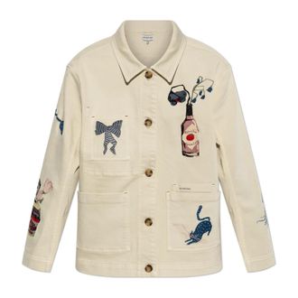 Munthe Braulia Jeansjacke - - Jackets - Damen - Beige - XS