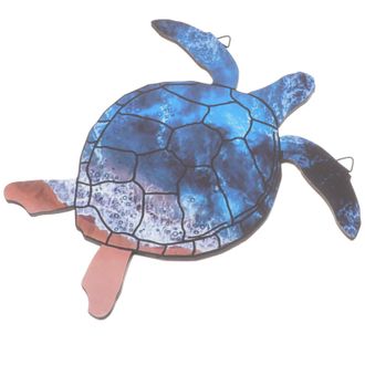 OSALADI Holz Wanddekoration Schildkr&ouml;te Nautischer Stil Wandbehang Maritime Wohnzimmer und Kinderzimmer Deko Strandthema f&uuml;r Zuhause und Bad