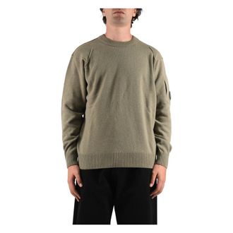 C.P. Company C.p. Company - Pull &agrave; col rond - Homme - Pulls - Vert - Taille: M