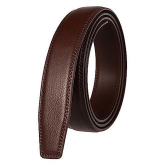 Generic Bonnet tricoté pour femme - Ceinture réglable en cuir sans boucle - Gants bleus pour homme, café, taille unique