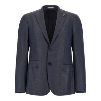 Pal Zileri Sakko mit Einreiher - - Suits - Herren - Blau - 2XL