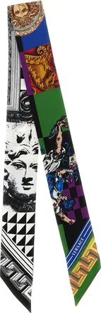 Versace Womens Multicolor Silk Foulard Accessory