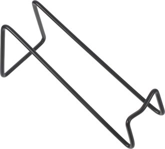 DOITOOL Metall Weinregal Edelstahl Flaschenhalter Stabil und Vielseitig für Küche Wohnzimmer Garten Modernes Design Schwarz