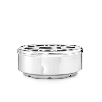 Bredemeijer runder Edelstahl Teew&auml;rmer &Oslash; 15 cm St&ouml;vchen f&uuml;r 1 Teelicht geeignet