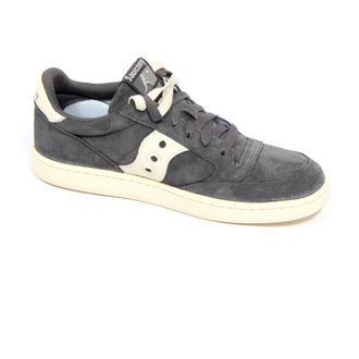 Saucony Graue Wildleder Jazz Court Schuhe - - Shoes - Herren - Grau - 42 EU