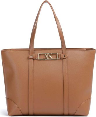 A|X Armani Exchange Femme, Sacs, Brun, Taille: ONE Size Polly M Tote Bag