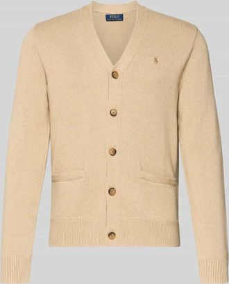 Polo Ralph Lauren Regular Fit Strickjacke aus reiner Baumwolle