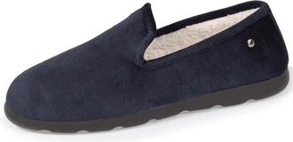 Isotoner Chaussons pantoufles Charentaises homme ultra confortables et chauds, technologie everywear, 42 EU, marine