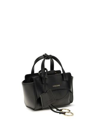 Hidesins Womens Flap Mini Handbag Black Calf Leather Bos Taurus Handbags Hand Bags
