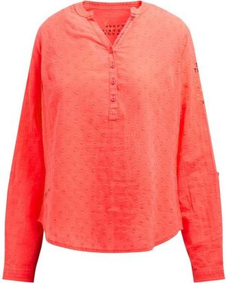 soccx Langarmbluse im Turn-Up-Look