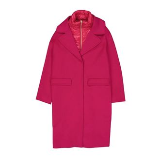 Herno Mantel aus Kaschmir und Ultraleicht-Nylon - - Coats - Damen - Rosa - M