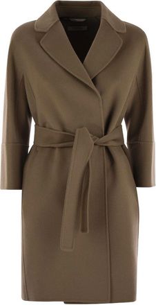 Max Mara Knielanger Mantel - Camel