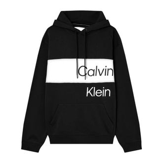 Calvin Klein Large Logo Hoodie - - Sweatshirts & Hoodies - Herren - Schwarzk - XL