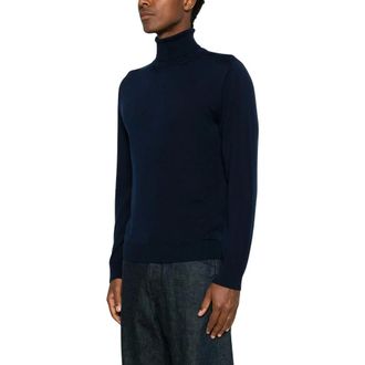 Canali Homme, Pulls, Bleu, Taille: M Pull Col Roul&eacute; Nuvola