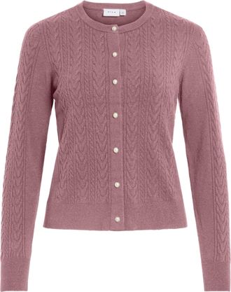 Vila Vikerry Cable L/S Knit Cardigan-Noos