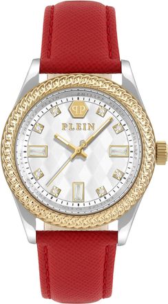 Philipp Plein Uhr - Quarz-Analoguhr Queen - Gr. unisize - in Rot - f&uuml;r Damen