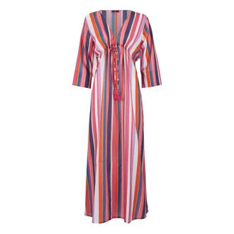 Gallo Gallo, Femme, Maillots de bain, Multicolore, Taille: ONE Size Long Cotton Kaftan