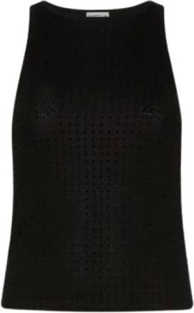 Marella Femme, Tops, Noir, Taille: 38 FR Hauts sans manches