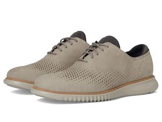 Cole Haan 2. Zerogrand Laser Wing Tip Oxford doubl&eacute; pour homme, Ironstone Nubuck/Naturel/Paloma, 8 Wide
