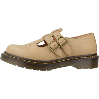 Dr. Martens Femme, Chaussures, Brun, Taille: 36 EU Mary Jane Chaussures Plates