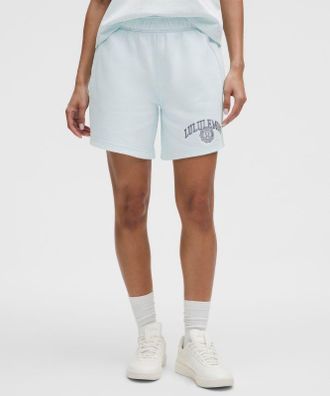 lululemon Short Scuba Oversized taille mi-haute Graphic pour Femmes - 18 cm - Vert - Taille 2XS