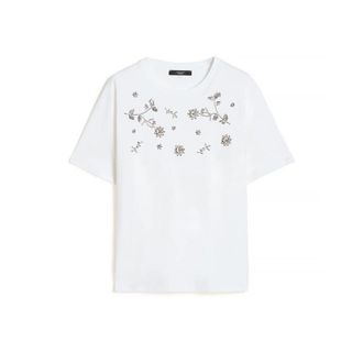 Max Mara Wkdagile T-Shirt - - Tops - Damen - Wei&szlig; - M