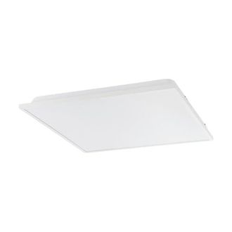 Eglo connect.z Smart-Home LED Panel Herrora-Z, Deckenlampe L x B 45 cm, ZigBee, App und Sprachsteuerung Alexa, Lichtfarbe einstellbar (warmwei&szlig;-kaltwei&szlig;), 