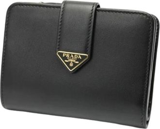 Prada Portefeuille Vintage Pre-owned (bi-pli) - Femme - Pre-owned - Noir - Taille: ONE Size