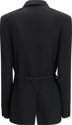 Balenciaga Wrap Tailored Blazer - Black