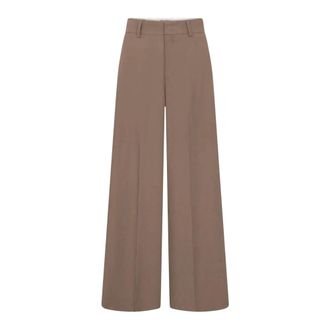 Rossi Ivon Business Leinen - - Trousers - Damen - Braun - XS