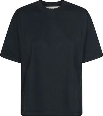 Golden Goose Femme, Tops, Noir, Taille: 42 FR T-Shirt MM Logo Patch