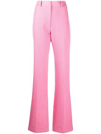 Victoria Beckham Hose mit hohem Bund - Rosa