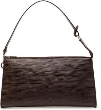 Louis Vuitton Pre-owned Cuir sacs-louis-vuitton - Femme - Pre-owned - Brun - Taille: ONE Size
