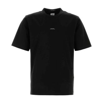 C.P. Company Cotton T-Shirt - - Tops - Herren - Schwarzk - L