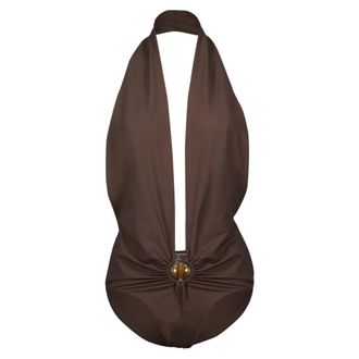 CHRISTOPHER ESBER Mineral Stone One-piece - - Swimwear - Damen - Braun - M