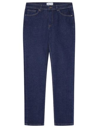 Springfield Herren Regular fit desized wash Jeans, Navy, 31
