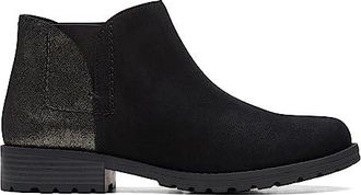 Clarks Femme Clarkwell Demi Bottine Chukka, Black Interest, 38 EU