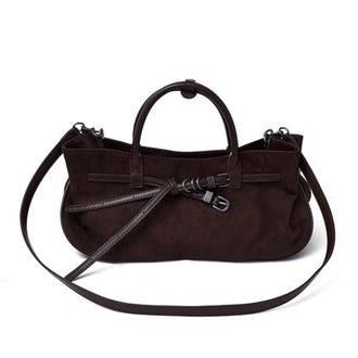 Generic Sac &agrave; bandouli&egrave;re vintage en cuir synth&eacute;tique de grande capacit&eacute; - Couleur unie - Pour loisirs, shopping, rendez-vous galant, caf&eacute;, 9.84x4.72x4.33inch