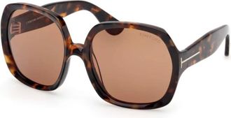 Tom Ford Femme, Accessoires, Brun, Taille: 60 MM Ft1221