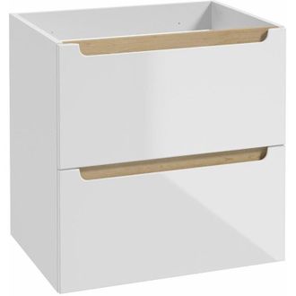 Puma Naturel - Meuble de salle de bain suppl&eacute;mentaire Stilla 60x60x45 cm blanc (STILLAB06005)