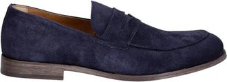 FLY London Homme, Chaussures, Bleu, Taille: 45 EU Mocassins en Daim