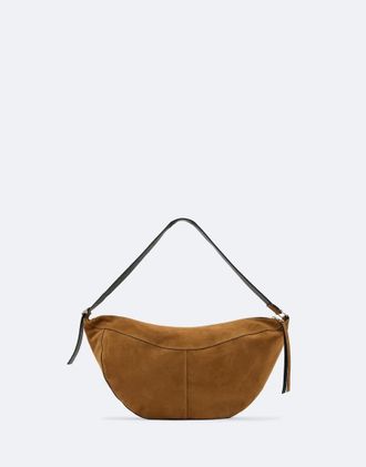 AllSaints Esme sac port&eacute; &eacute;paule en marron dor&eacute;