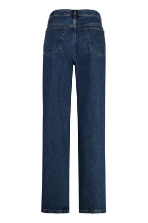 A.P.C. Mens Martin 5-Pocket Straight-Leg Jeans Denim Cotton Regular &