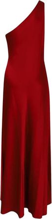 Ralph Lauren Robe ajust&eacute;e et &eacute;vas&eacute;e tiss&eacute;e - Femme - Robes - Rouge - Taille: 34 FR