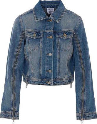 Liu Jo Veste En Jean - Bleu
