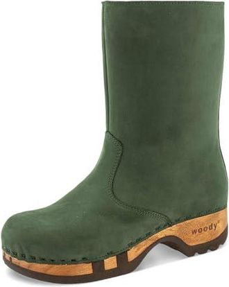 Woody Woody Femme Rose Botte mi-Mollet, For&ecirc;t, 40 EU