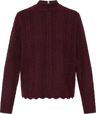 Ichi Ichi - Pull Ihpovoke - Femme - Pulls - Rouge - Taille: 40 FR