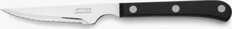 Arcos Steakmesser - Edelstahlklinge 115 mm - Ideal f&uuml;r Fleisch - Schwarzer Griff - Tischmesser-Serie