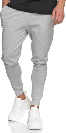 Indicode Herren Eberline Jogginghose aus 60% Baumwolle | Trainingshose Jogger f&uuml;r M&auml;nner Grey Mix, 3XL