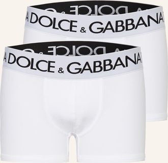 Dolce & Gabbana 2er-Pack Boxershorts weiss